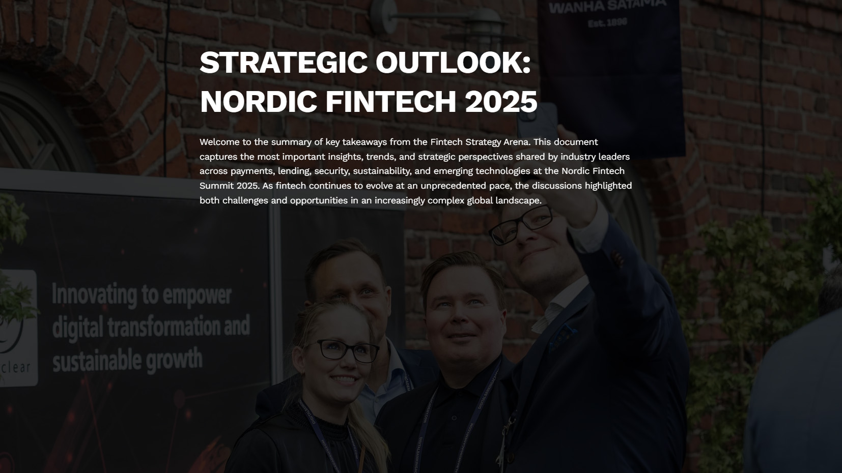 Strategic Outlook: Nordic Fintech 2025 – Summary from the Strategy ...